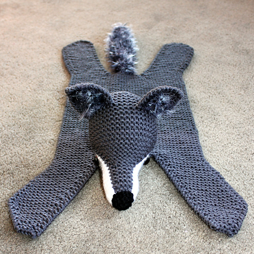 Ravelry: Red's Revenge - the Wolf Skin Rug pattern by sharon maher