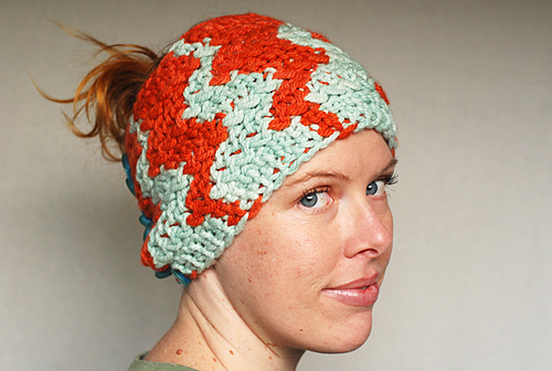 Ravelry: Color by Number Lightning Headband pattern by Lee Meredith