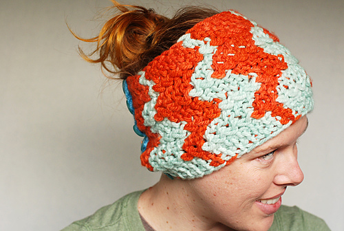 Ravelry: Color by Number Lightning Headband pattern by Lee Meredith
