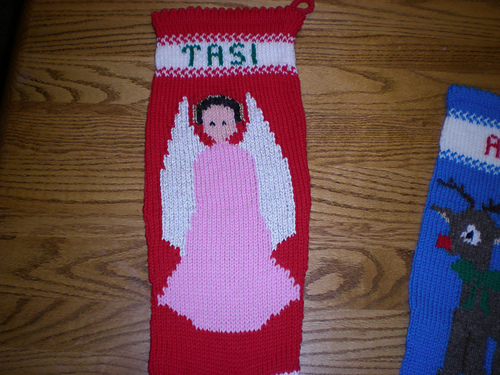 Ravelry: Angel Christmas Stocking pattern by Ann Norling