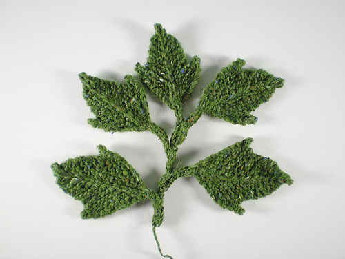 ivy leaf knitting pattern free