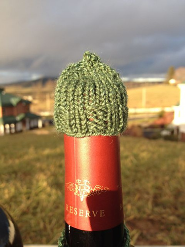 Ravelry: Mini Wine Bottle Hat pattern by Ann McClure