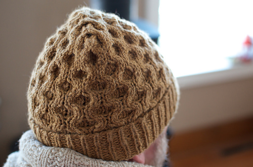Ravelry: Tweedy Honeycomb Toque pattern by Kent Turman