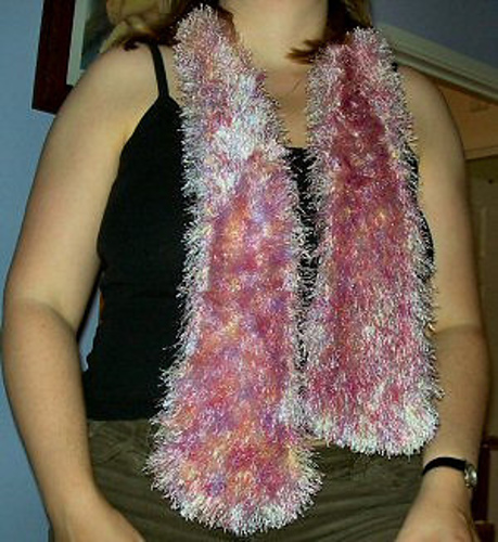 Ravelry: Fun Fur Scarf pattern by Jane Harrisson