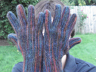 Ravelry: Custom-Fit, Sideways-knit Garter Stitch Gloves pattern by Joan ...
