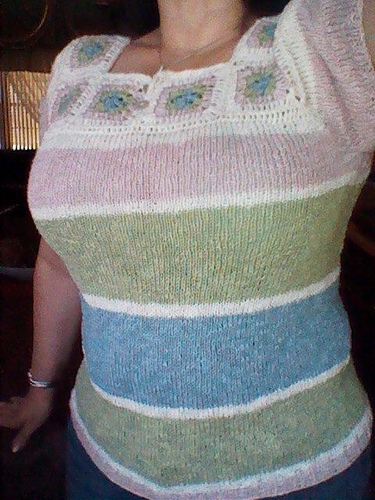 Ravelry: MyDailyFiber's Summer Linen Destash Top