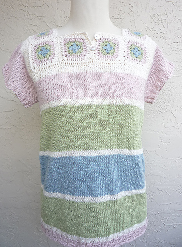 Ravelry: MyDailyFiber's Summer Linen Destash Top