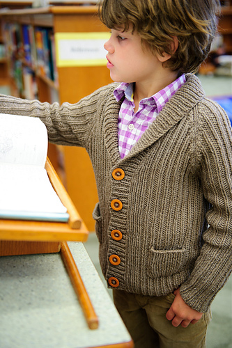 Ravelry: Library Cardigan pattern by Kate Oates