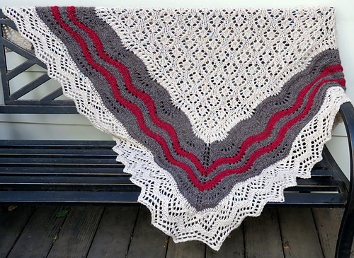 Ravelry: Emma - Shetland Lace Half Hap Shawl pattern by Tina Keenan