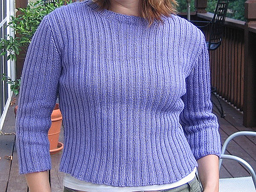 Ravelry: Ribbed Sweater pattern by Sarah Dallas