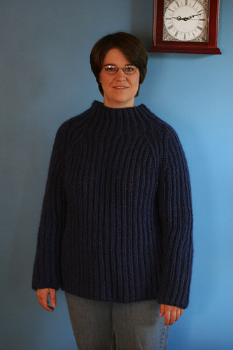 Ravelry: Bulky Brioche Raglan pattern by Ann Budd