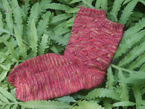 Ravelry: Maple Leaf Socks pattern by Jeanie Townsend