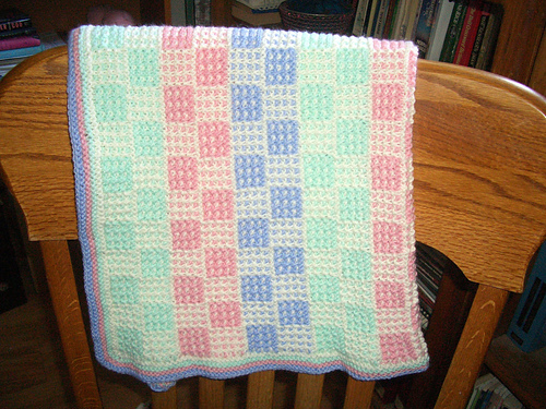 Ravelry: Receiving Blanket pattern by Barbara Venishnick