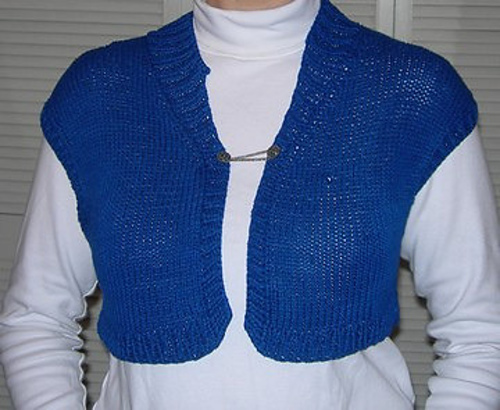 Ravelry: Cropped bolero vest pattern by Veronik Avery