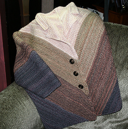 Ravelry: Taos Diagonal Jacket pattern by Sandi Rosner