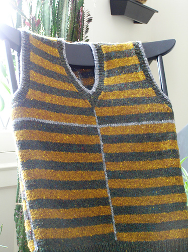 Ravelry: #22 Striped Vest pattern by Brandon Mably