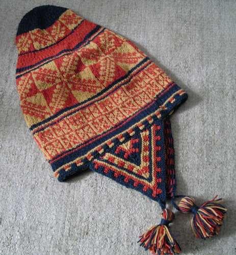 Ravelry: Blossoms Chullo pattern by Shirley A. Scott