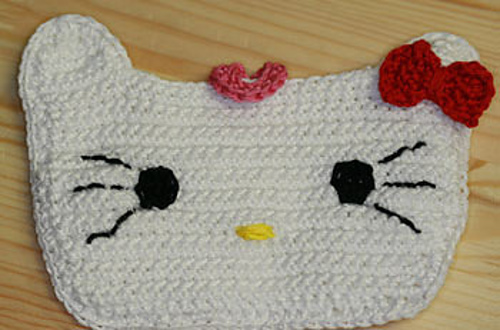 Ravelry: CROCHET PURSE HELLO KITTY pattern by Fashion Martina