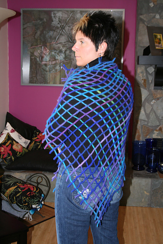 Ravelry: Waffle Lattice Shawl pattern by Elin Nybø