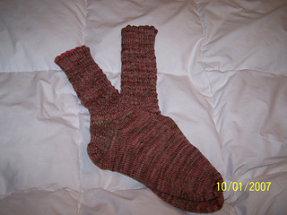 Ravelry: Mock Cable Socks F-101 pattern by Thora Lee Johnson