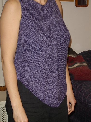 Ravelry: Chevron Rib Tank pattern by Ann Budd