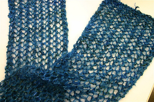 Ravelry: FP1 Openwork Angora Scarf pattern by Laura Bryant