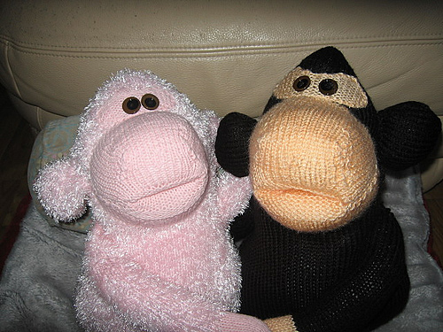 Ravelry: ITV Digital Monkey pattern by Sirdar