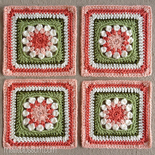 Ravelry: Dahlia Burst Afghan Square pattern by Rhondda Mol (Oombawka ...
