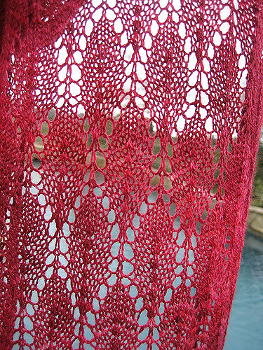 Ravelry: Leaf Lace Scarf pattern by Cayli Malone