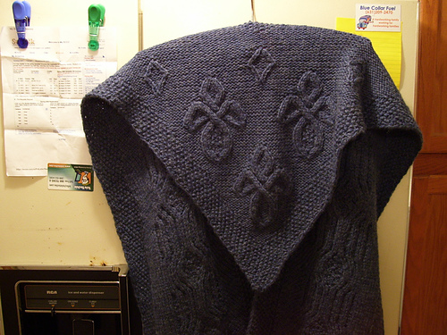 Ravelry: Chunky Highland Wool Wrap pattern by Eileen Casey