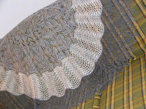 Ravelry: Evolution Pi Shawl pattern by Evelyn Skae