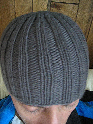 Ravelry: Easy men ribbed hat pattern by the lazy knitter
