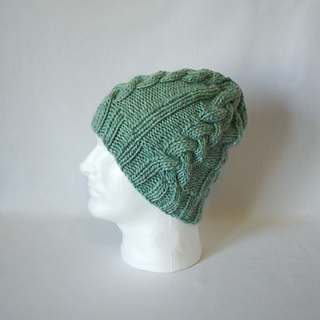 Ravelry: anneknits' Cable Car Hat prototype