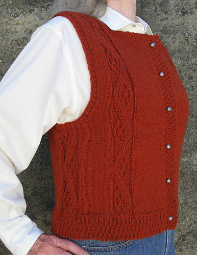 Ravelry: Clock Vest pattern by Cheryl Oberle