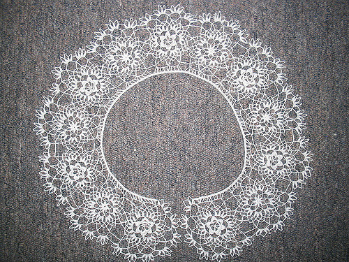Ravelry: Daisy and Rose Irish Lace Collar pattern by Megan Mills