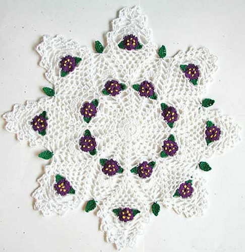Ravelry: Sweet Violets pattern by Diane T. Stone