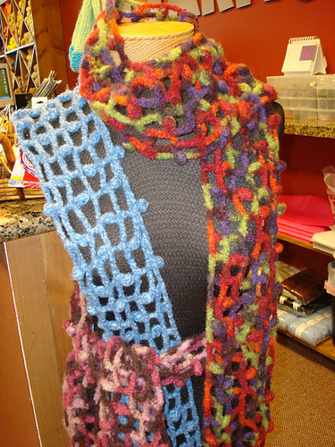 Ravelry: One Skein Felted Scarf pattern by Mary Jane Hall