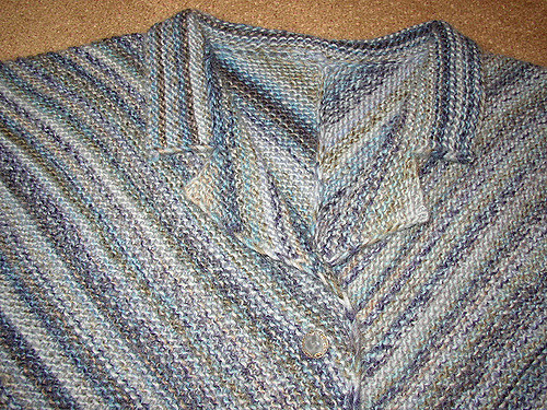Ravelry: Taos Diagonal Jacket pattern by Sandi Rosner
