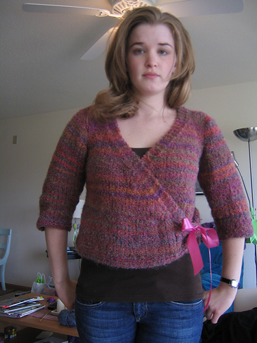 Ravelry: Ballet Style Sweater pattern by Lion Brand Yarn