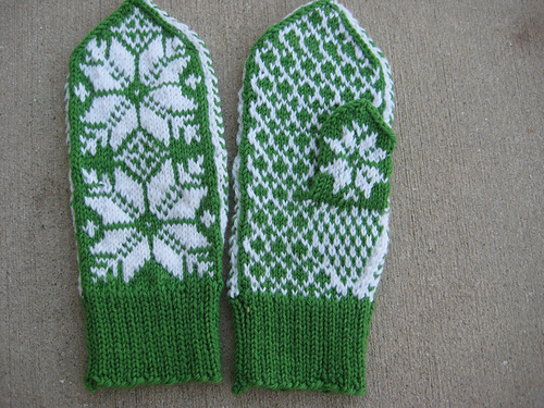 Ravelry: Selbu Mittens pattern by Marcia Lewandowski