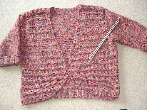Ravelry: 95-14 Smart ribbed jacket pattern by DROPS design