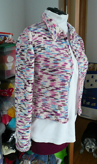 Ravelry: Cotton Jacket with Chenille Edgings pattern by Sarah Dallas