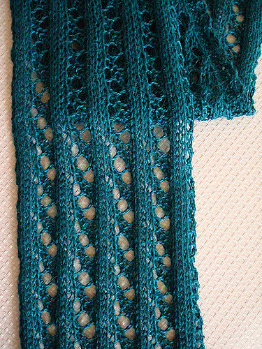 Ravelry: Waterfall Lace Scarf pattern by Katinka Knits