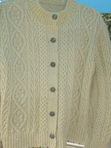 Ravelry: Aran Cardigan pattern by Candide Yarns