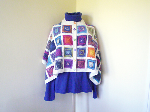 Ravelry: Patchwork Pelerine pattern by Frankie Brown