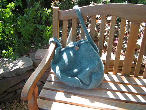 Ravelry: Felted Knitting Satchel pattern by Kendra Rafford