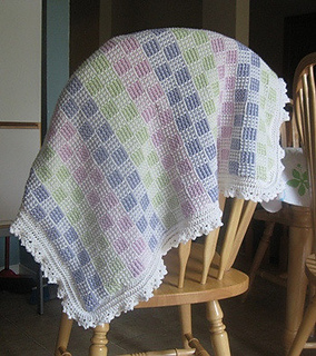 Ravelry: Receiving Blanket pattern by Barbara Venishnick