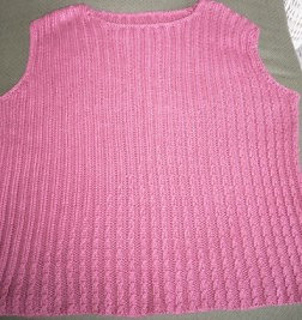 Ravelry: Mock Cable Rib Shell pattern by Kim Barnette