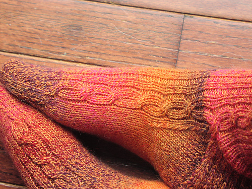 Ravelry: Cable Rib Socks pattern by Erica Alexander