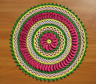 Ravelry: The Multi-Color Doily pattern by American Thread Company